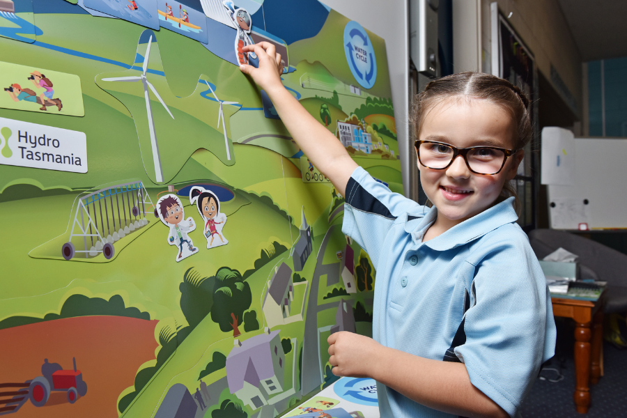 Hands-on learning: Generation Hydro at Longford Primary School